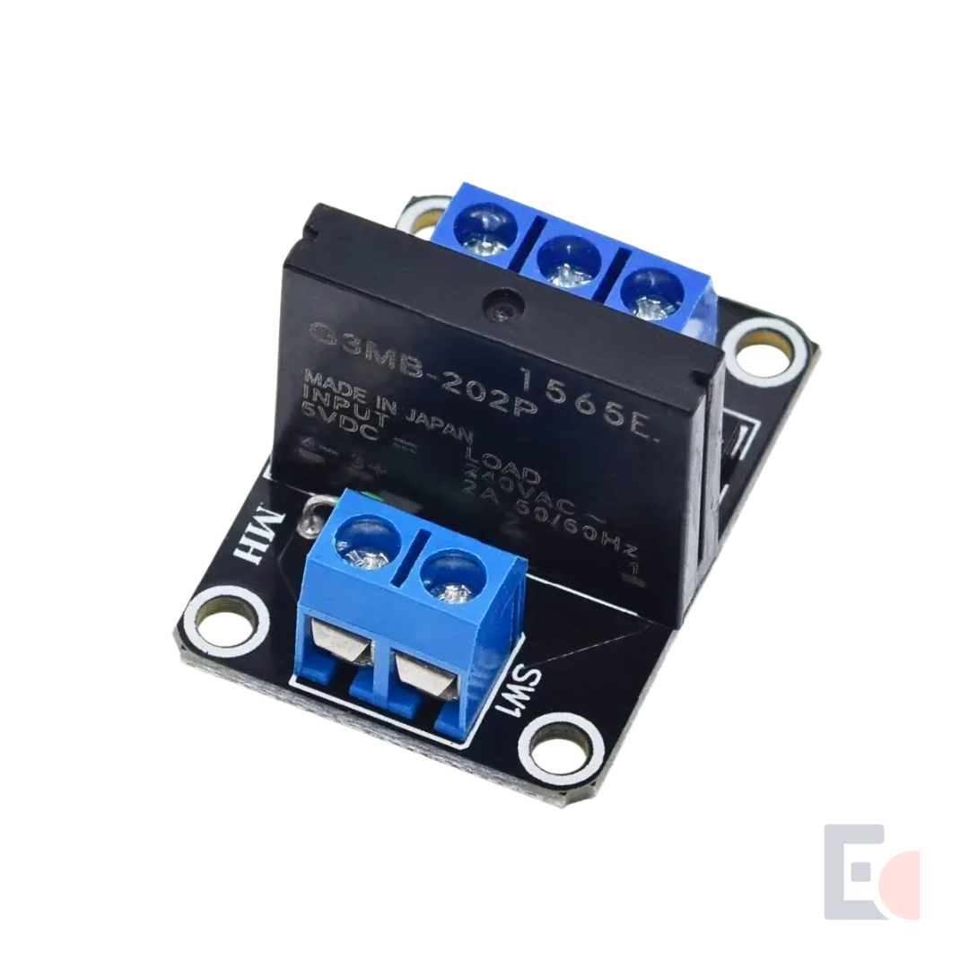 Módulo Relé Estado Sólido 1 Canal 5V Nivel Bajo – Electronica.club